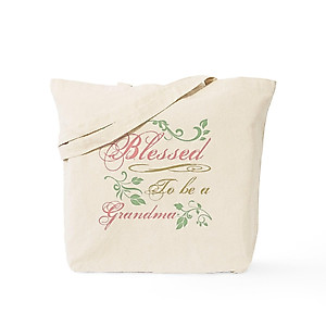 CafePress Blessed To Be A Grandma Tote Bag Canvas Tote Shopping Bag