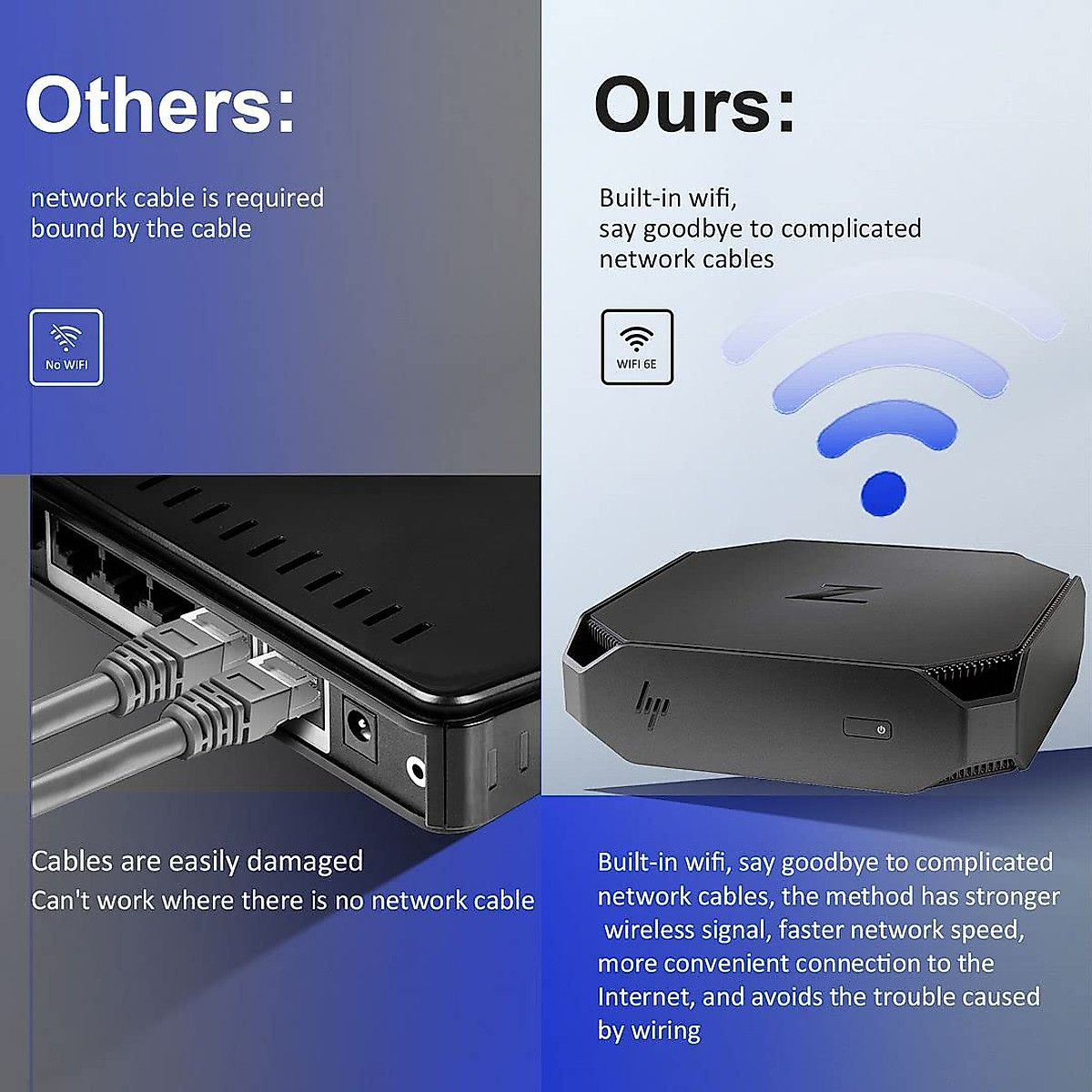 HP Z2 Mini G4 Workstation Desktop Micro PC,Core i9 Intel 9th Win 11 Tiny Computer Refurbished,16GB DDR4 Ram,1TB NVMe M.2 SSD + 1TB HDD,Built in WiFi,BT,DP,Wireless K&M,TJJ Mouse Pad(Renewed)