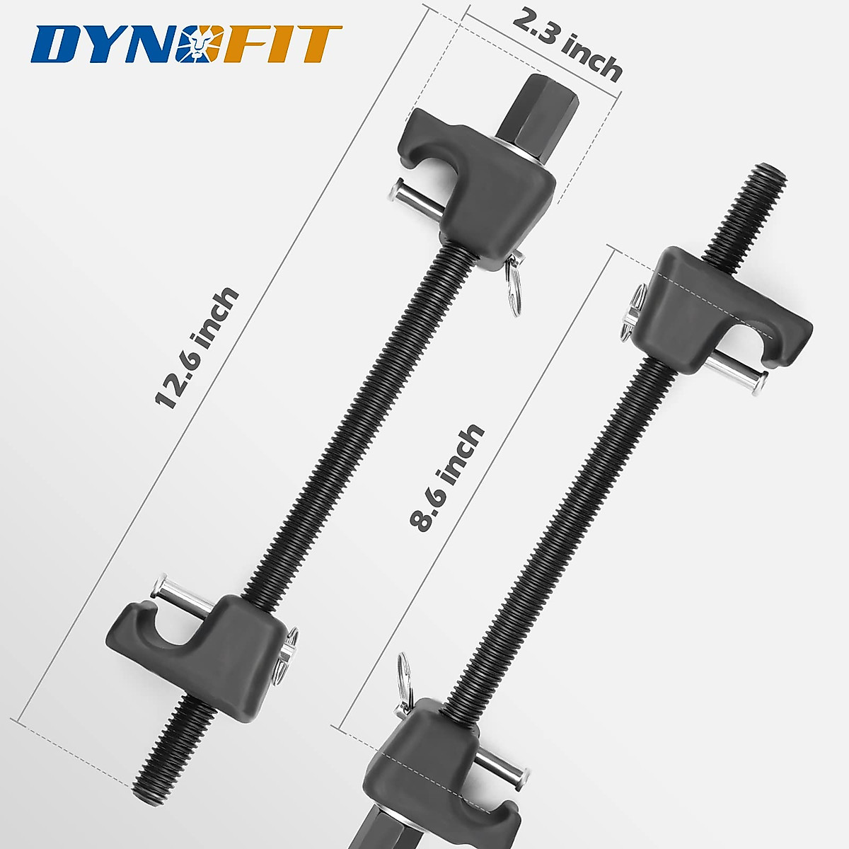 dynofit Solid Coil Spring Compressor Tool, (Set of 2) 21mm Socket 1/2" Drive Safe Universal Set/Kit for Struct Spacer Assembly/Lift Kit/Shock Installation