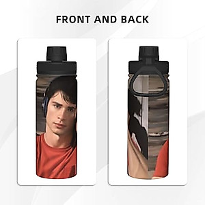 CSGUHLKP T-om Welling Insulated cup, 18oz insulated water cup with straw, suitable for daily use, sports, outdoor activities, etc White