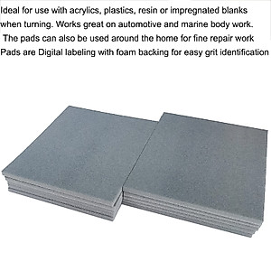 SACKORANGE 10 PCS 400 Grit 4.5 x 5.5 Inch Sanding Sponge Set, Wet or Dry Hand Sanding Sponges Sheet, Flexible Soft Foam Sand Block for Drywall, Corner Contour, Metal Wood