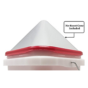 RentACoop 2 Gallon Chicken BPA-Free Plastic Bucket Waterer Set with 4 Horizontal Nipples - Corner Placement