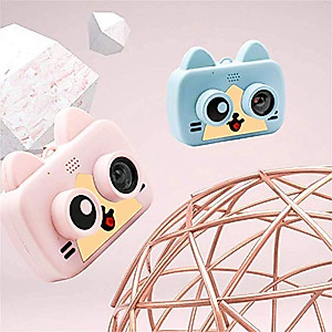 LKYBOA Children's Digital Camera - Photo Recording Video Smart Mini Girl Toy (8.2X5.8X3.1 Cm) (Color : B)
