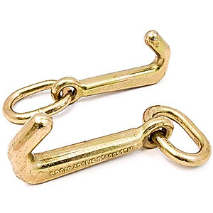 Red Hound Auto (2 Mini J Hook Towing Hauling Trailer Wrecker Supply G70 j Hook with Link