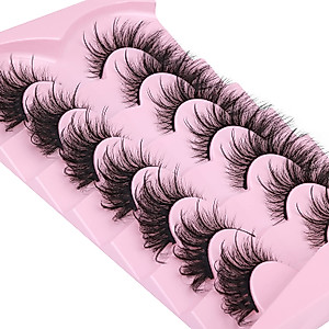 Fox Eye Lashes Wispy Faux Mink Lashes Fluffy Fairy Cat Eye Lashes That Look Like Extensions Spiky Fake Eyelashes Natural Look
