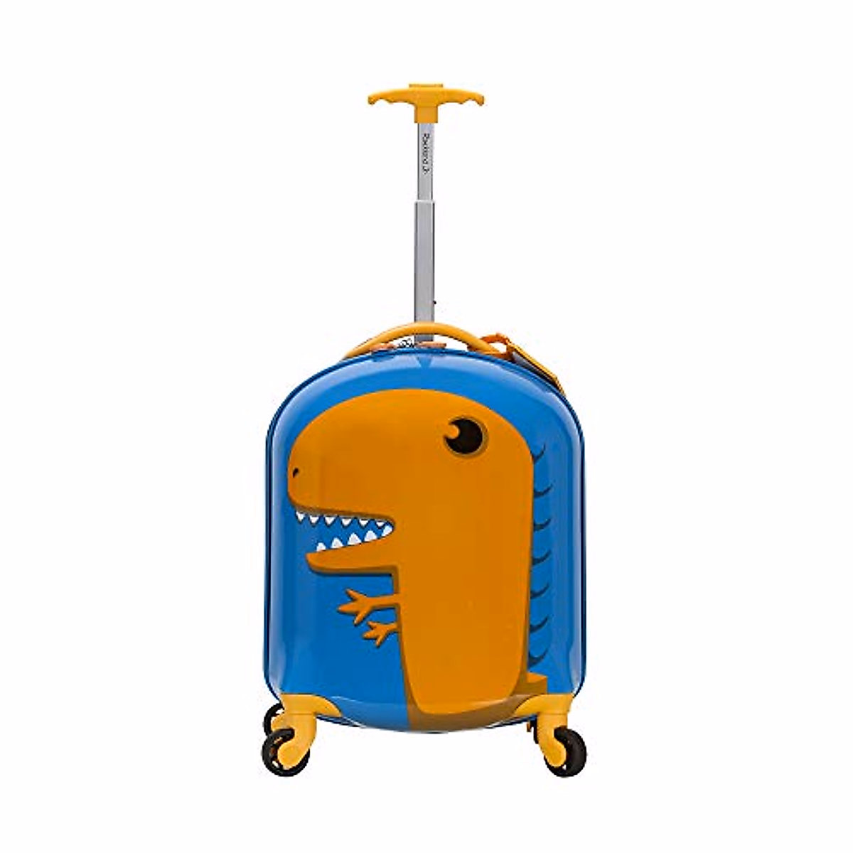 Rockland Jr. Kids' My First Hardside Spinner Luggage,Telescoping Handles, Dinosaur, Carry-On 19-Inch