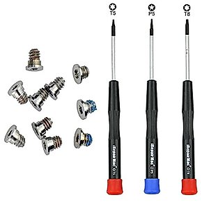 Pentalobe Bottom Screws and Screwdriver Set Compatible with MacBook Pro Retina 13" (A1425, A1502) and 15" (A1398)