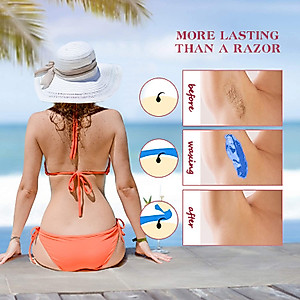 Wax Beads for Hair Removal, Wissonlyn 6 Pack of Hard Wax Beans, 1.3lb/21.2oz for Brazilian Waxing Sensitive Skin Bikini Face Eyebrow Back Chest Legs Body, At Home Waxing Beads 10 Applicator