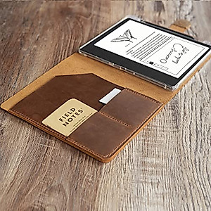 Personalized Leather Case for Kindle Scribe 10.2", Built-in stand Kindle Scribe Cover with Premium Pen Holder, Amazon Ereader Cover 607-SC