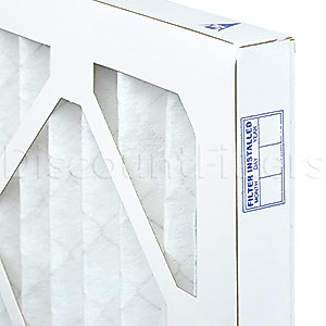 AIRx ALLERGY 20x20x1 MERV 11 Pleated Air Filter - Made in the USA - Box of 6 , White