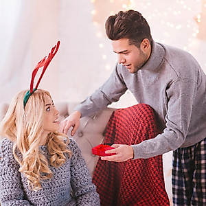 Lainrrew 12 Pcs Gift Box Set, Jewelry Gift Boxes Necklace Bracelet Earring Ring Box Cotton Filled Cardboard Paper Jewelry Box Gift Cases Bulk for Wedding, Engagement, Anniversaries (Mix 2)