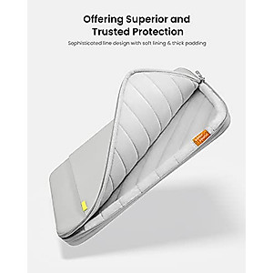 tomtoc 360° Protective Laptop Sleeve for 13-inch MacBook Air M3/A3113 2024, M2/A2681 M1/A2337 A2179 A1932 2024-2018, 13-inch MacBook Pro M2/A2686 M1/A2338 2024-2016, Water-Resistant MacBook Case Bag