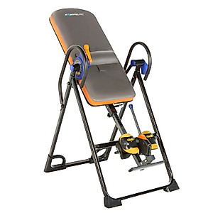 Exerpeutic 975SL All Inclusive Heavy Duty 350 lbs Capacity Inversion Table with Air Soft Ankle Cushions, Surelock and iControl Systems