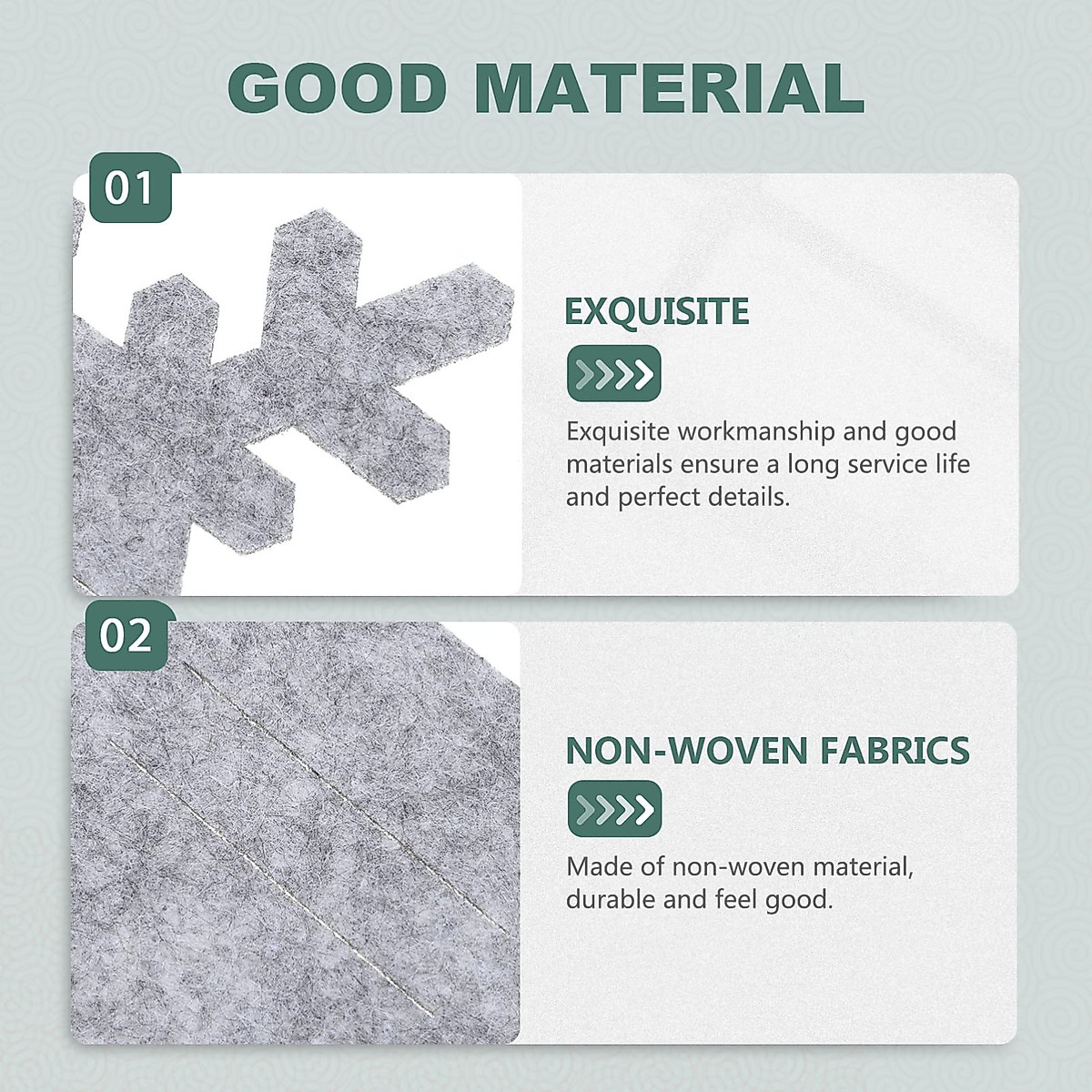 Zerodeko 8pcs Christmas Snowflake Cutlery Holder Christmas Tableware Holders Silverware Pocket Cutlery Organizers Felt Xmas Knife Fork Flatware Bags Christmas Party Dinner Table Supplies Gray