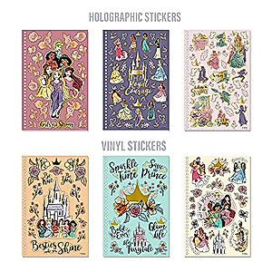 Fashion Angels Disney Princess 1000+ Collectible Stickers Book Decorate Cell Phones Notebooks Shoes School Supplies Water Bottles Gifts Birthday Cards for Teachers Kids and Girls Ages 8 and Up