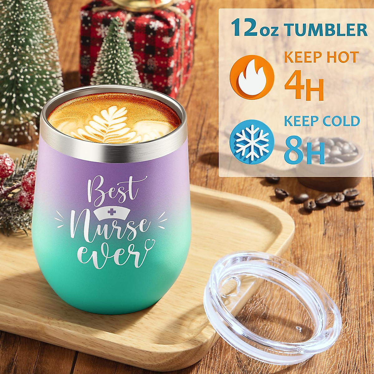 MAYICIVO Nurse Gifts for Women Female, Nurses Day 2025 Nurses Week Gifts, RN School Nurse Appreciation Gifts Basket for Graduation, Retirement w/Wine Tumbler