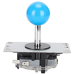 USB Game Set, Fighting Game Accessory Professional Made Can Be Connected to Button Lights Can Be Connected to Various Devices for Silky Arcade Experience(Double Suit Blue + red)