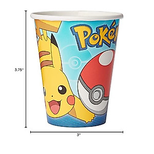 American Greetings Pokemon Party Supplies, 9 oz Paper Cups (32-Count)