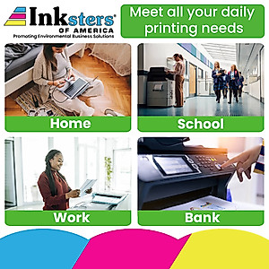 Inksters of America Remanufactured Black Toner Cartridge (Reused OEM Chip) for HP 206A (W2110A)