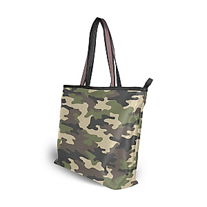 Abstract Camo Camouflage Handbags and Purse for Women Tote Bag Large Capacity Top Handle Shopper Shoulder Bag