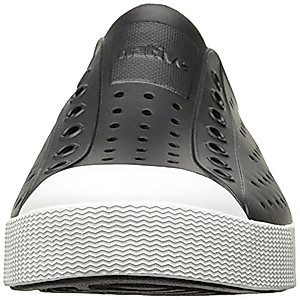 Native Shoes, Jefferson, Lightweight Sneaker for Adults, Jiffy Black/Shell White, 8 M US Women/6 M US Men