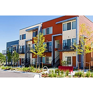 Lithonia Lighting OVWP LED 40K 120 PE DDB M4 Outdoor OVWP LED Dusk-to-Dawn Wall Sconce in Bronze, 14 Watts, 1240 Lumens