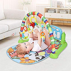 Aomola 9 PCS Baby Rattles Toys Set, Infant Teether and Shaker Rattles Toy, Baby Newborn Gift Set for Hand Development Early Educational Toys for 0+, 3, 6, 9, 12 Month Newborn Toddler