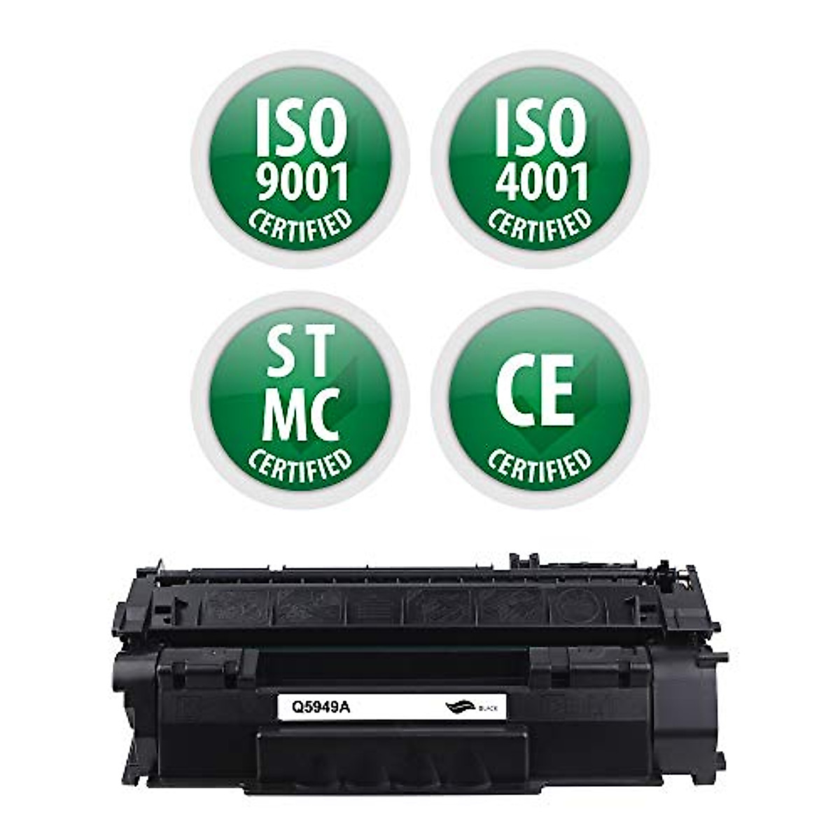 Premium Ink&Toner | Re-Manufactured Toner Cartridge Replacement for Q5949A(Universal with Q7553A) – Standard Yield Laser Printer Cartridge Compatible with Canon, HP