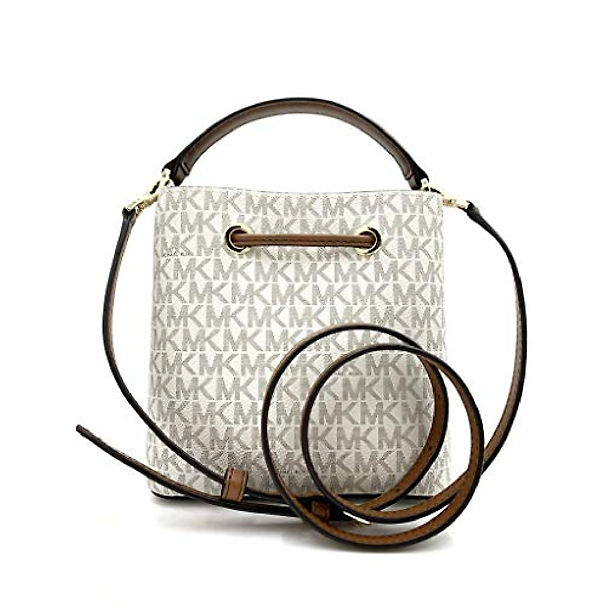 Michael Kors Suri Small Bucket Shoulder Bag (Vanilla PVC)