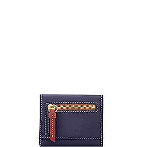 Dooney & Bourke Pebble Grain Small Flap Credit Card Wallet