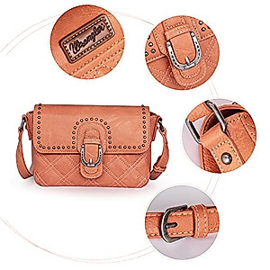 Wrangler Small Crossbody Bags for Women with Adjustable Shoulder Strap Ladies Small Western Purse
