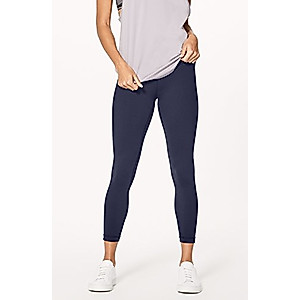 Lululemon Wunder Under Hi Rise 7/8 Tight Yoga Pants (Midnight Blue, 4)