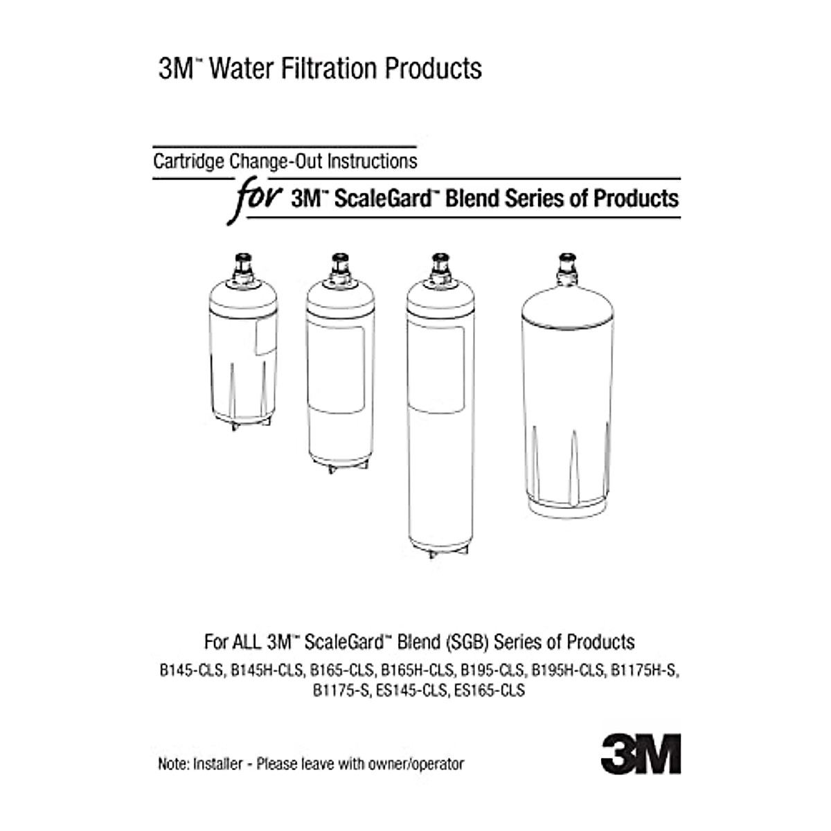 Aqua-Pure ScaleGard™ Blend Series of Cartridges B165-CLS, 5630401