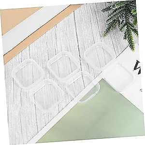 Yardenfun 20pcs Box Sundries Storage Case Desktop Case Nail Art Storage Container Clear Container Craft Supplies Container Clear Jewelry Case Transparent Organizer Case High Transparency