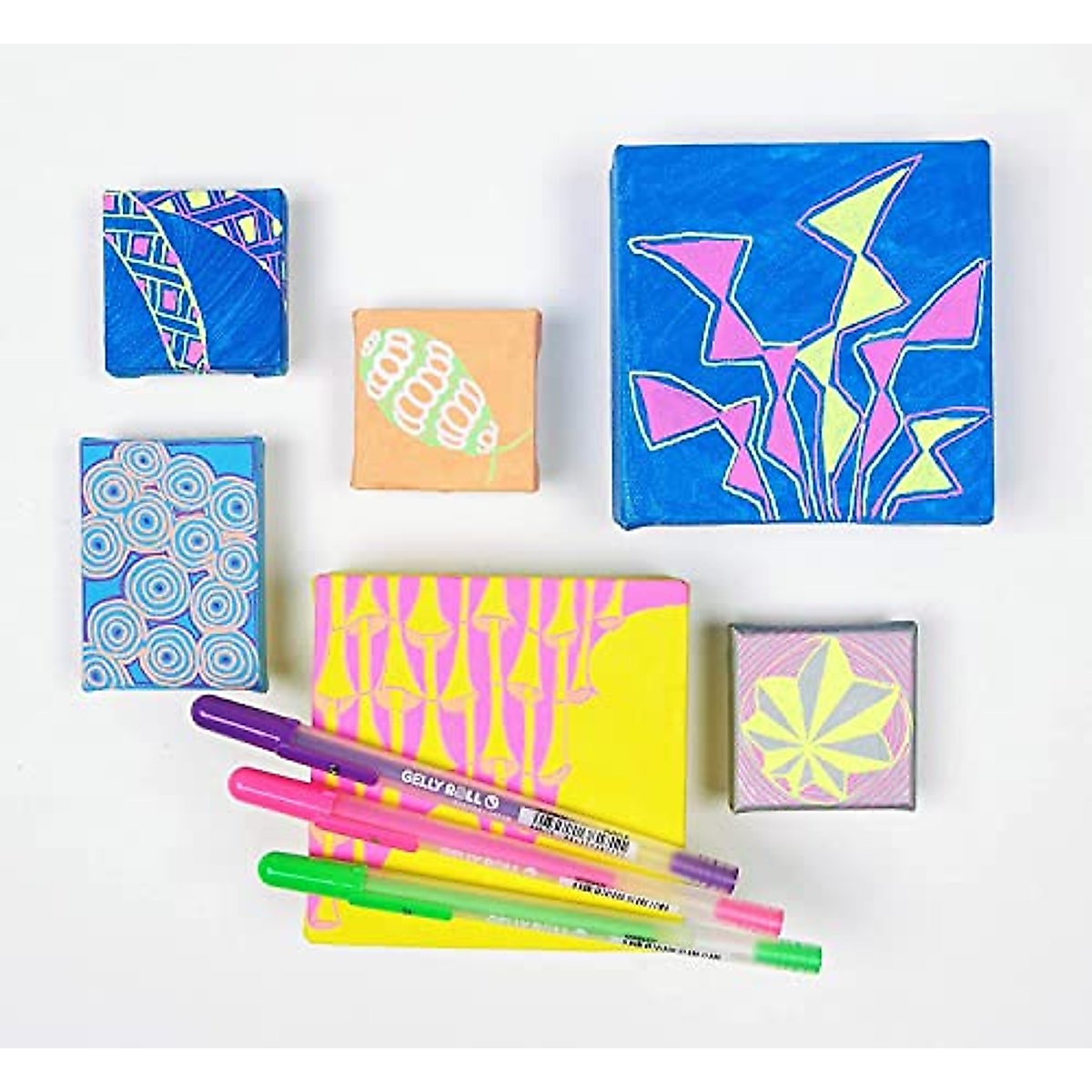 SAKURA Gelly Roll Moonlight 10 Gel Pens - Bold Point Ink Pen for Journaling, Art, or Drawing - Assorted Bright Ink - Bold Line - 10 Pack