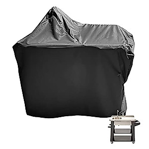 Andacar Outdoor Sink Cover for Cuisinart Outdoor Prep Table, Waterproof Sink Station Cover Dustproof Prep Table Cover Durable Prep Station Cover for Grill Black-48x24x48inch