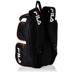 Fila Heritage Tennis Backpack, Black, One Size