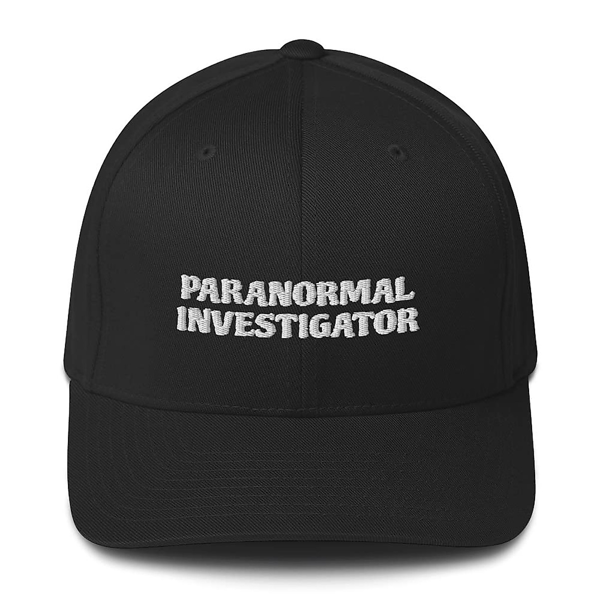 Paranormal Investigator Ghost Hunting Spirits Ghost Hunter Cap Unisex Structured Twill Cap Black