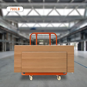 Drywall Cart Dolly, 780lbs Heavy Duty Drywall Sheet Cart -Plywood Panel Dolly Trolley Truck 4 Wheels Handling Sheetrock Sheet Panel
