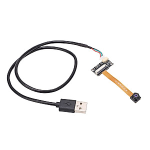Camera Module, 5MP USB Interface Free Driver Automatic Focusing Performance Stable Video Network Camera Board Black