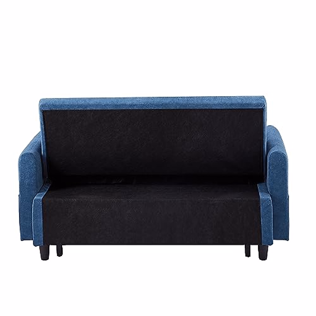 FANYE Twin Blue Microfiber W/Pillows, Pockets, 55.1"