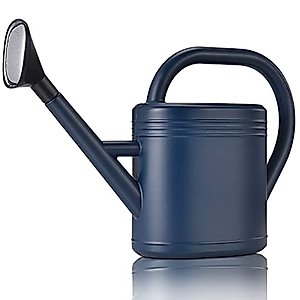 Watering Can 1 Gallon for Indoor Plants, Garden Watering Cans Outdoor Plant House Flower, Gallon Watering Can Large Long Spout with Sprinkler Head (Blue)