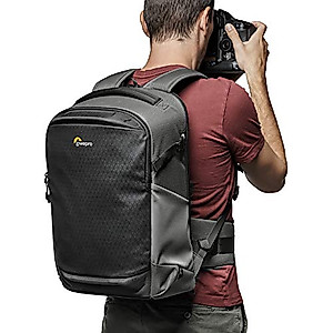 Lowepro Flipside BP 400 AW III Mirrorless and DSLR Camera Backpack - Dark Grey - with Rear Access - with Side Access - with Adjustable Dividers - for Mirrorless Like Sony α7 - LP37353-PWW