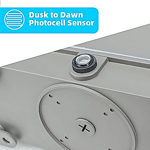 150W LED Wall Pack Outdoor Security Light,18000lm,with Dusk to Dawn Photocell,5700K White Color (150.00)