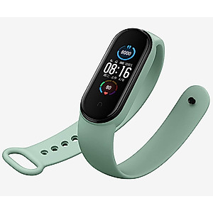 Yuuol Replacement Bands Compatible with Xiaomi Mi Band 6/Xiaomi Mi band 5/Amazfit Band 5, Soft Silicone Wristbands, Sport Adjustable Wrist Strap for Women Men