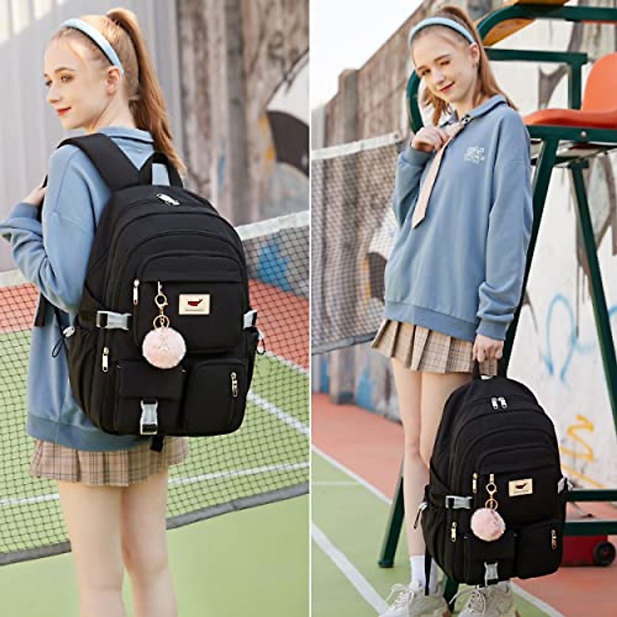 Laptop Backpack 15.6 Inch Kids College Backpacks Anti Theft Travel Back Pack