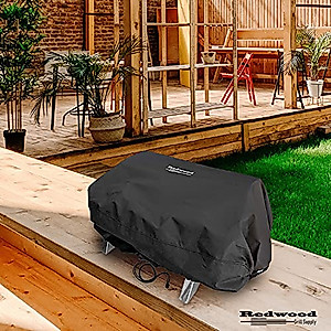 Table Top Grill Cover for Smoke Hollow 205 PT300B - Outdoor Use, Heavy Duty, Waterproof, Drawstring Design by Redwood Grill Supply