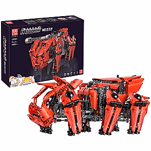 Zcciss Walking Tank (Hexapod) Robot MK-Hexa 20005 Building Kit;Awesome Programmable Engineering Mechanical Military Walker Toy Model Set