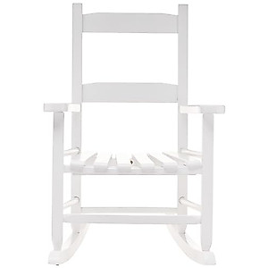 Seasonal Trends Chair Rocker Child WHT KN-14W
