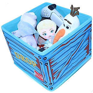 Skywin Fabric LootBox Small - 10”x10”x10” Stackable and Foldable Supply Box - Durable Box for Gamers, Fun Bright Colors